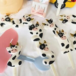 Number Birthday Candles Milk Cow Number Candles Party Supplies Number 6 Candle for Cake