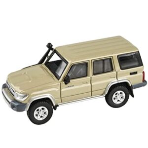 Toy Cars 2014 Land Cruiser 76 Sandy Taupe Tan 1/64 Diecast Model Car by Paragon Models PA-55316