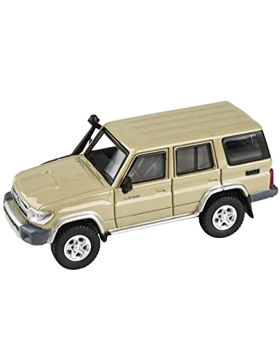 Toy Cars 2014 Land Cruiser 76 Sandy Taupe Tan 1/64 Diecast Model Car by Paragon Models PA-55316