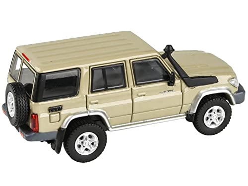 Toy Cars 2014 Land Cruiser 76 Sandy Taupe Tan 1/64 Diecast Model Car by Paragon Models PA-55316