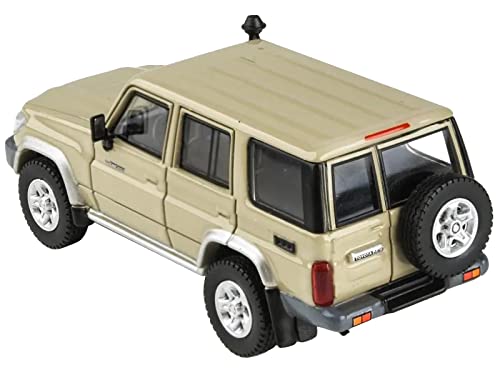 Toy Cars 2014 Land Cruiser 76 Sandy Taupe Tan 1/64 Diecast Model Car by Paragon Models PA-55316