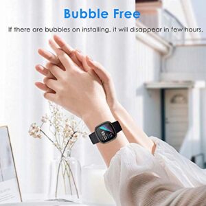 NANW 12-Pack Screen Protector Compatible with Fitbit Versa 4/Sense 2/Sense/Versa 3, Full Coverage Flexible Protective Film Screen Cover Saver Ultra Clear Anti-Bubble Screen Protector for Sense 2 Smartwatch