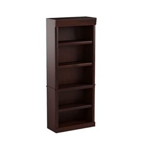 Sauder Heritage Hill Library - Classic Cherry Finish & Select Collection 5-Shelf Bookcase, Select Cherry Finish