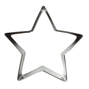 5 PCS Set Stainless Steel Fondant Cake Mold Cookie Cutters (Star)