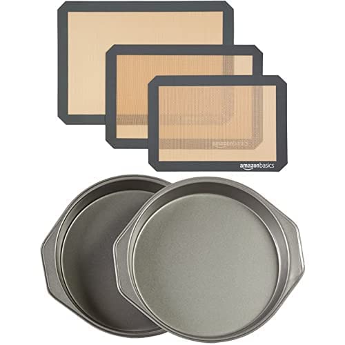 Amazon Basics Baking Mat and Cake Pan