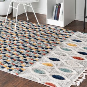 Rugs.com Cherokee Collection Rug – 2' x 3' Multi High Rug Perfect for Entryways, Kitchens, Breakfast Nooks, Accent Pieces