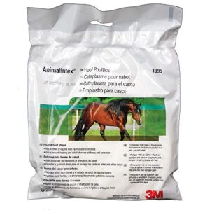 tack shack of ocala- animalintex hoof poultice pad and poultice pad, poultice pad, poultice pad for horses, poultice for horses, poultice wrap- leg care for horses (3-pack hoof poultice)