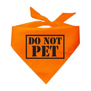 do not pet dog bandana (assorted colors)