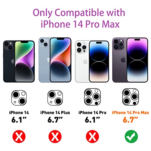 Corefyco Direct [3+3 Pack] Screen Protector for iPhone 14 Pro Max, 9H Tempered Glass and Camera Lens [Anti-Scratch] [Bubble Free] [Ultra HD]