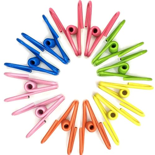 10 Pack Chip Clips Bag Clips, Multi Purpose Clips，Clothes Pins with Multiple Colors for Chip Bag Clips, Food Sealers, Clothes Hanging, Paper Clips in Home, Food Packages,Kitchen and Office