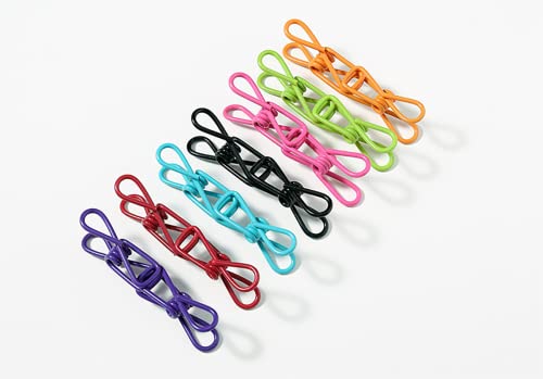 10 Pack Chip Clips Bag Clips, Multi Purpose Clips，Clothes Pins with Multiple Colors for Chip Bag Clips, Food Sealers, Clothes Hanging, Paper Clips in Home, Food Packages,Kitchen and Office