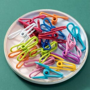 10 Pack Chip Clips Bag Clips, Multi Purpose Clips，Clothes Pins with Multiple Colors for Chip Bag Clips, Food Sealers, Clothes Hanging, Paper Clips in Home, Food Packages,Kitchen and Office