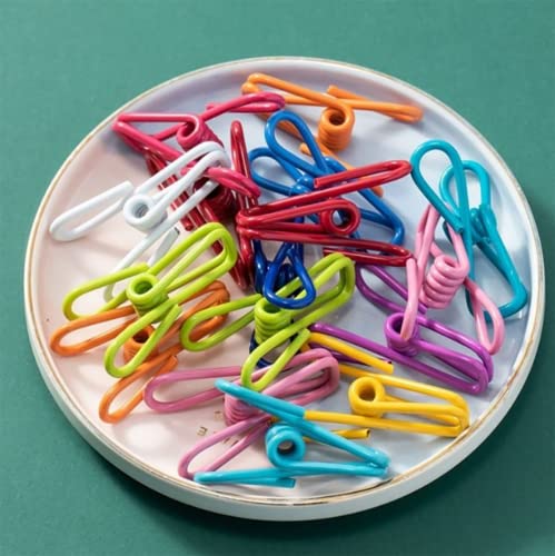 10 Pack Chip Clips Bag Clips, Multi Purpose Clips，Clothes Pins with Multiple Colors for Chip Bag Clips, Food Sealers, Clothes Hanging, Paper Clips in Home, Food Packages,Kitchen and Office