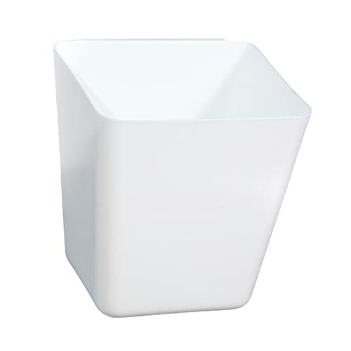 SamFansar Waste Bin Strong Bearing Waste Bin Storage Portable White