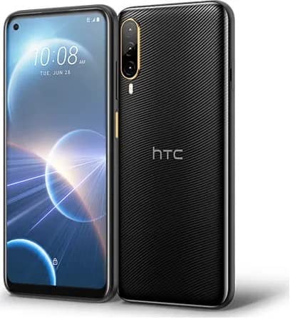 HTC Desire 22 Pro 5G (Black) Dual SIM 128GB + 8GB RAM Factory Unlocked (GSM Unlocked | No CDMA) Android Smartphone - International Version