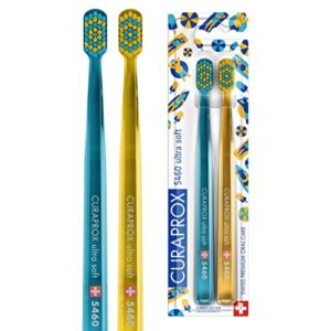 curaprox cs 5460 ultra-soft toothbrush, summer 2022 special edition, pack of 2