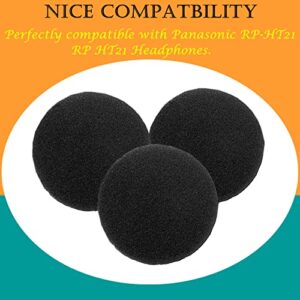 TaiZiChangQin 10 Pairs Foam Ear Pads Ear Cushion Earpads Sponge Replacement Compatible with Panasonic RP-HT21 RP HT21 Headphone