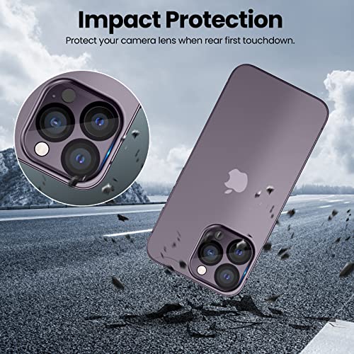 Tensea [3Pcs] for iPhone 14 Pro / 14 Pro Max Camera Screen Protector, Tempered Glass Film Camera Cover Lens Protector, Full Edge to Edge, HD Clear, Case Friendly for iPhone 14Pro 6.1"/ 14 ProMax 6.7"