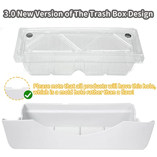 VARLNALY Pull-Out Non-Electric Automatic Cat Litter Box Replacement Trash Box 24PCS