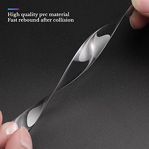 AOERUN 14PCS Transparent Car Door Handle Cup Scratches Protector and 20PCS Car Wheel Reflective Sticker