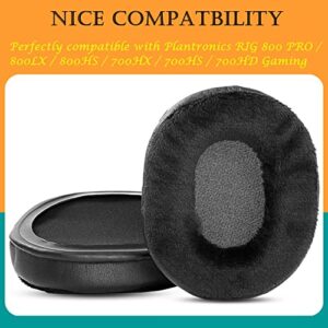 TaiZiChangQin Ear Pads Cushion Earpads Replacement Compatible with Plantronics RIG 800 PRO / 800LX / 800HS / 700HX / 700HS / 700HD Gaming Headphone