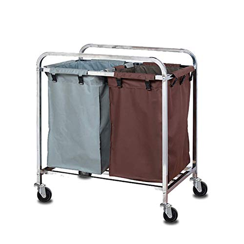 Mobile Linen Car for Hotel, Detachable Lobby Storage Trolley Cart with Universal Wheel, Room Hygiene Cleaning Car, PIBM