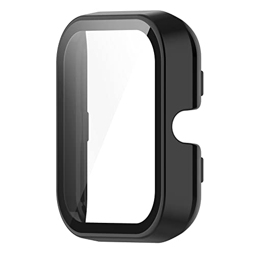 Screen Protector Compatible with Amazfit Bip 3 Pro/Bip 3 Cases Smartwatch Accessories TenCloud Covers Scratched Resistant Full Protective Cover Screen Protectors for Bip 3 Pro/Bip 3 (Black)