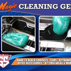 Cleaning Slime Gel for Car -Dust Cleaning Gel for Keyboard - Safe & Reusable Car Slime -Easy-to-Use Car Cleaning Kit -Universal Dust Cleaner for Home & Office -Laptop Cleaning Gel (160g) Blue