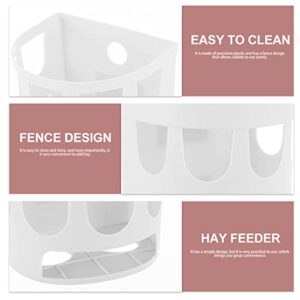 Rabbit Hay Feeder Plastic Containers Plastic Containers Rabbits Hay Rack, Grass Rack Guinea Pig hay Rack Hanging Hay Holder Pet Feeder Pet Feeder Hay Feeder Rabbit