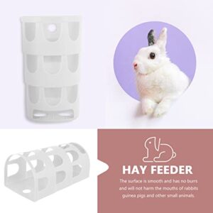 Rabbit Hay Feeder Plastic Containers Plastic Containers Rabbits Hay Rack, Grass Rack Guinea Pig hay Rack Hanging Hay Holder Pet Feeder Pet Feeder Hay Feeder Rabbit