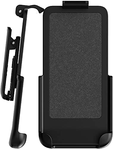 Encased Thin Armor Designed for iPhone 14 Belt Clip Case, Slim Fit Phone Case with Holster (Matte Black)