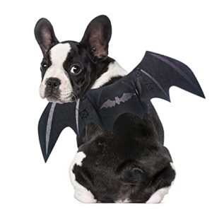 Pet Costume Halloween Cat Bat Costume Dog Bat Clothes Purple Black Bat Wings Pet Cosplay Costumes for Small Cats Puppy Dogs, Cat Dog Dress Up Accessories Halloween Party Pet Holiday Decorations