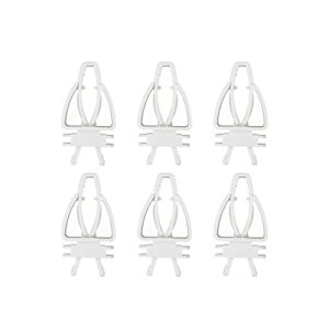 meprotal 6pcs bird cage food holder parrot fruit vegtable clips pet feeder clip accessory for budgie parakeet cockatoo macaw cockatiel conure