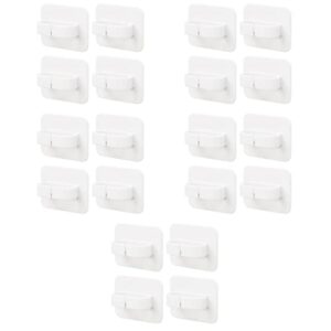 cabilock towel hooks spray bottle storage rack hook 20 pcs spray bottle hook under cabinet spray bottle holder adhesive bottle holder hangers adhesive bottle hanging circle towel hook