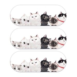 mobestech web cam computer camera phone camera cover 3pcs laptop camera cover slide phone camera cover cat pattern laptop webcam cover computer camera