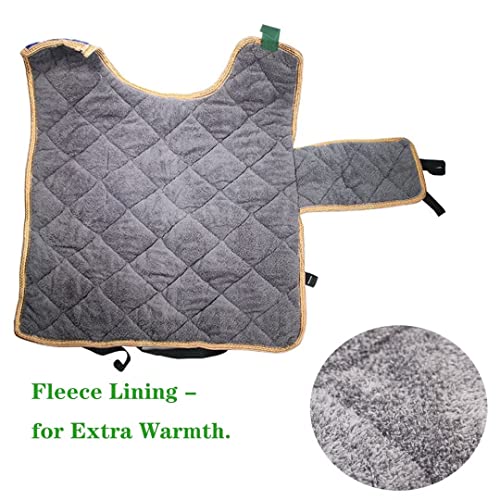 perixir Calf Blanket,Warm Clothes for Cow Calves Calf Saver Coat Warmming Jacket Vest Keep Cow Goat Warm Thickend Windproof Belly Protection 1 Pcs