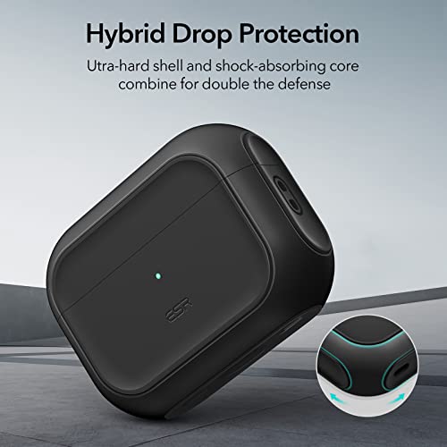 ESR for AirPods Pro 2nd Generation Case (HaloLock), Compatible with Airpods Pro Case 2nd/1st Gen (2022/2019), Compatible with MagSafe, Full Drop Protection Cover with Lanyard, Black