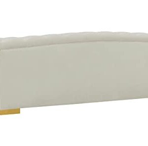 TOV Furniture Farah Cream Velvet Sofa