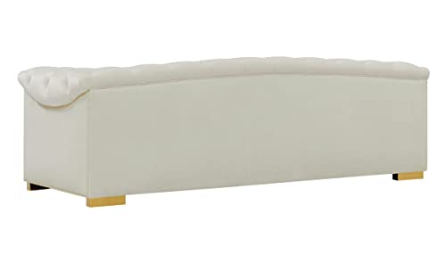 TOV Furniture Farah Cream Velvet Sofa