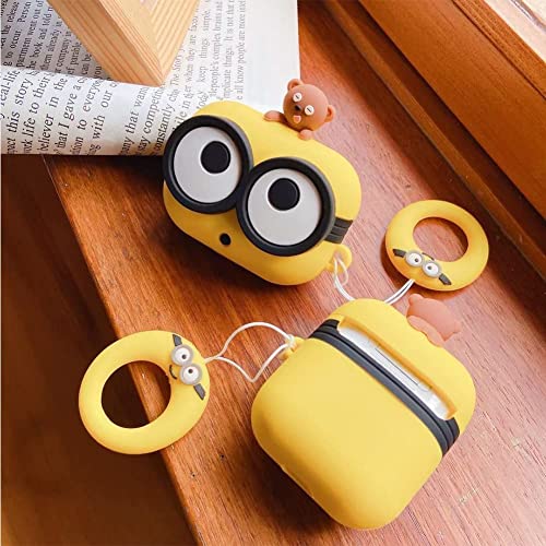 Wiyign Compatible with Airpods 3 Case 2021/Airpods 3rd Generation Case,Silicone Anime Case for Airpods 3rd Generation Case for Men/Women(Yellow)