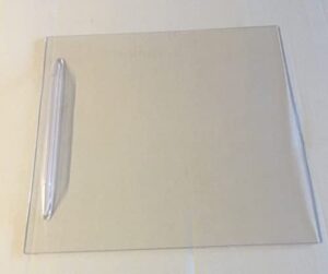 olm rv screen door slider panel clear 12" x 12" camper trailer motorhome