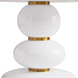 TOV Furniture Arianna 48" Round White Dinette Table