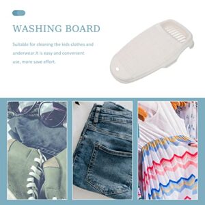 Cabilock Household Washing Board Shovel Non- Slip Washboard Washboard wash Board Washboard for Laundry Plastic Hand Washing Shirt Folding Board Shirt Folding Board Thickening Washboard