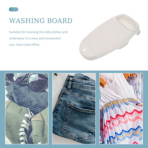 Cabilock Household Washing Board Shovel Non- Slip Washboard Washboard wash Board Washboard for Laundry Plastic Hand Washing Shirt Folding Board Shirt Folding Board Thickening Washboard