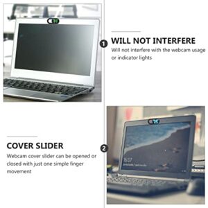 Mobestech Laptop Camera Cover Slide 9pcs Webcam Cover Web Camera Cover Laptop cam Cover Rainbow Webcam Cover Slide Slide Laptop Computer Camera