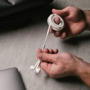 Fuse Side Winder Mini and Max Bundle Cord Winder for Headphones, Earbud and Charging Cable, Perfect for Wrapping Earbuds and Cords for Travel and at Home Organization