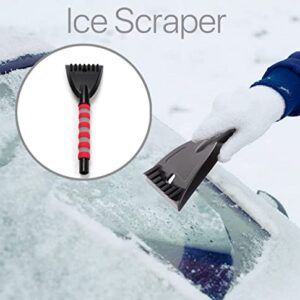 26" Snow Brush and Ice Scraper Windshield, Snow Removal Tool Car Brush with Ergonomic Comfortable Foam Grip for Car, Trucks, SUVs