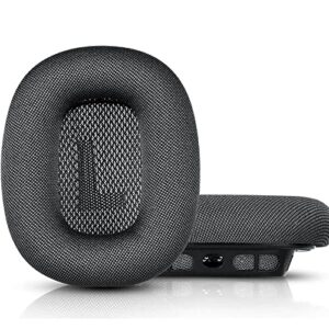 earpads for appple AirPods Max Ear Cushions Replacement mesh Fabric Ear pad Cushion for airpod max Headphone with mesh Fabric Memory Foam and Magnet (Space Gray)