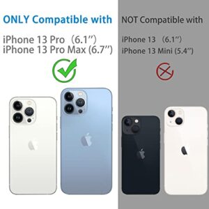 【3 Pack】Dengduoduo Tempered Glass Camera Lens Protector for iPhone 13 Pro 6.1" & iPhone 13 Pro Max 6.7", Ultra HD, 9H Hardness, Anti-Scratch, Case Friendly, Easy to Install [No Affect on Night Shots]