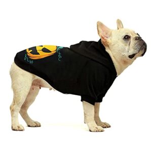 Pack of 3 Dog Halloween Costumes Pumpkin Ghosts Halloween Dog Clothes Puppy Hoodies Skeletons Doggie Winter Clothes Sweatshirt Pet Hooded Coat Cat Jackets Apparel (X-Small)